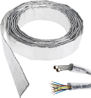 3/4"ID x10' Adjustable Heat Shield Plug Wire for Car Wire Heat Shield ...