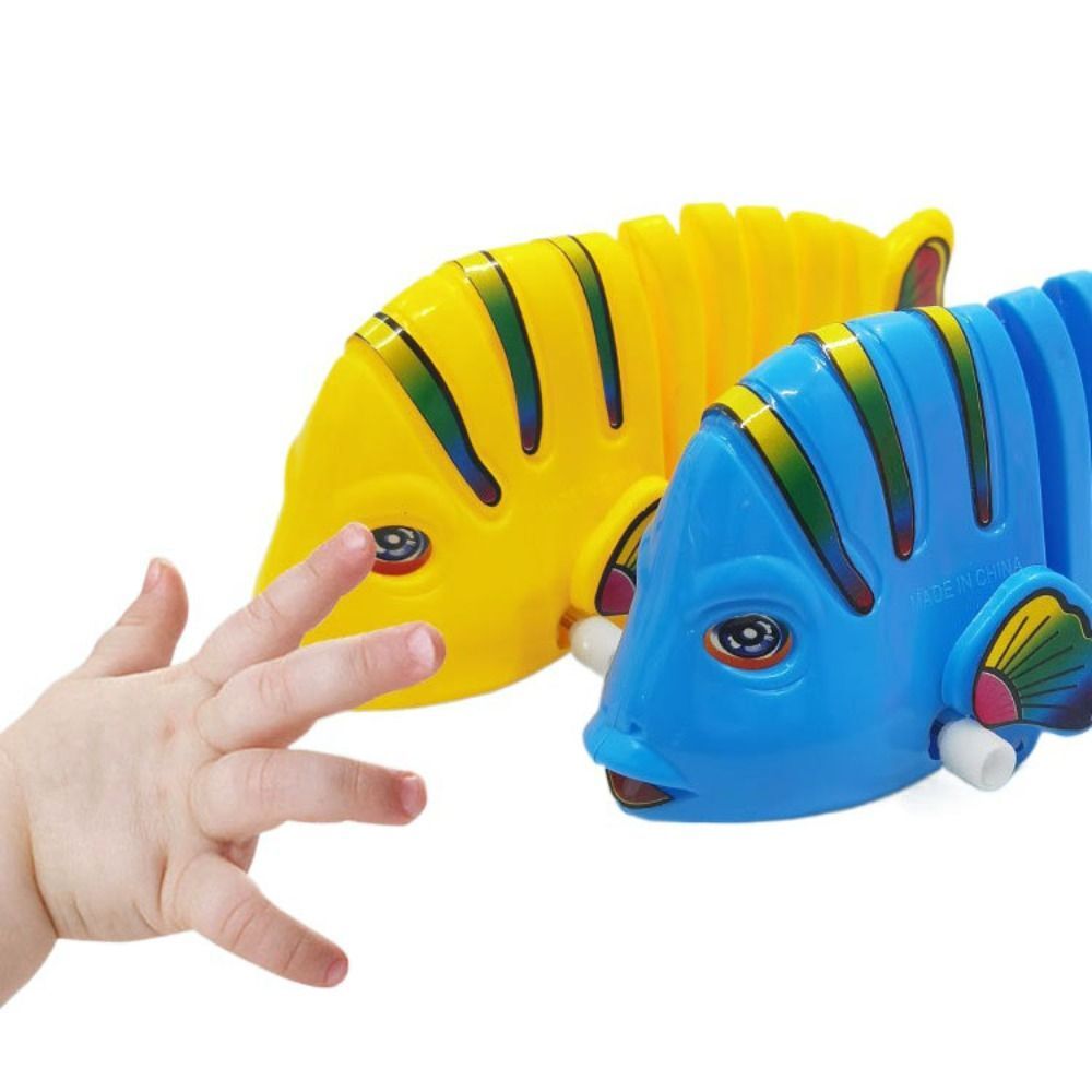 2pcs Will Wave Tail Wind-up Fish Colorful Wind Up Toys Kids Toddlers ...