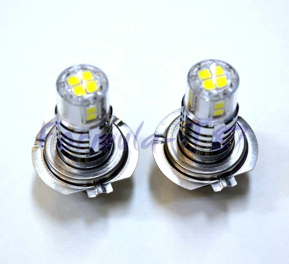 LED 20W H7 Yellow Two Bulbs Head Light High Beam Replace Plug Play ...