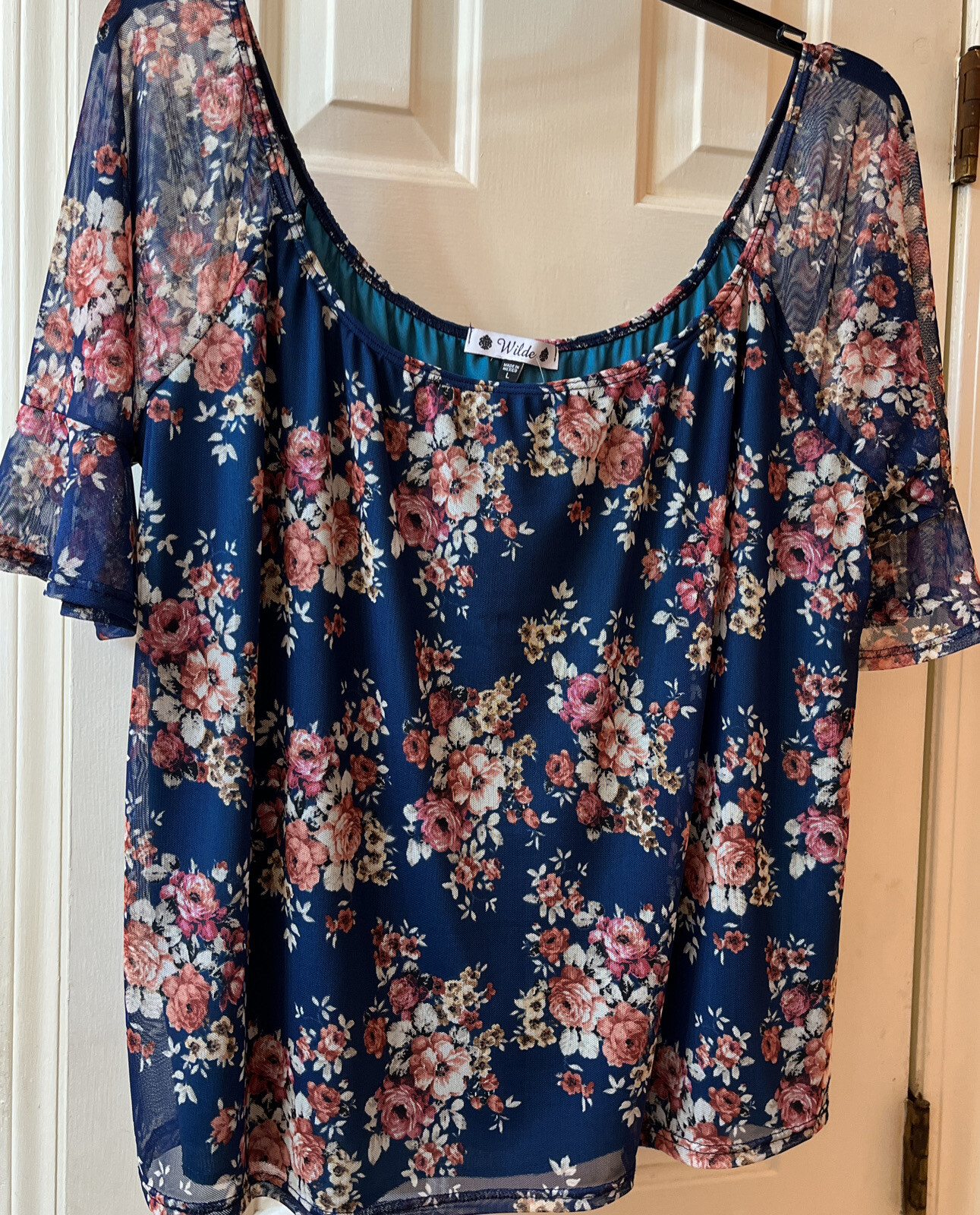 Women’s Floral Blouse Size Large New | eBay