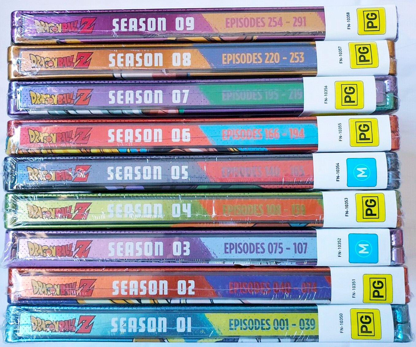 DRAGON BALL Z COMPLETE SEASON SERIES 1 2 3 4 5 6 7 8 9 BLURAY STEELBOOK ...