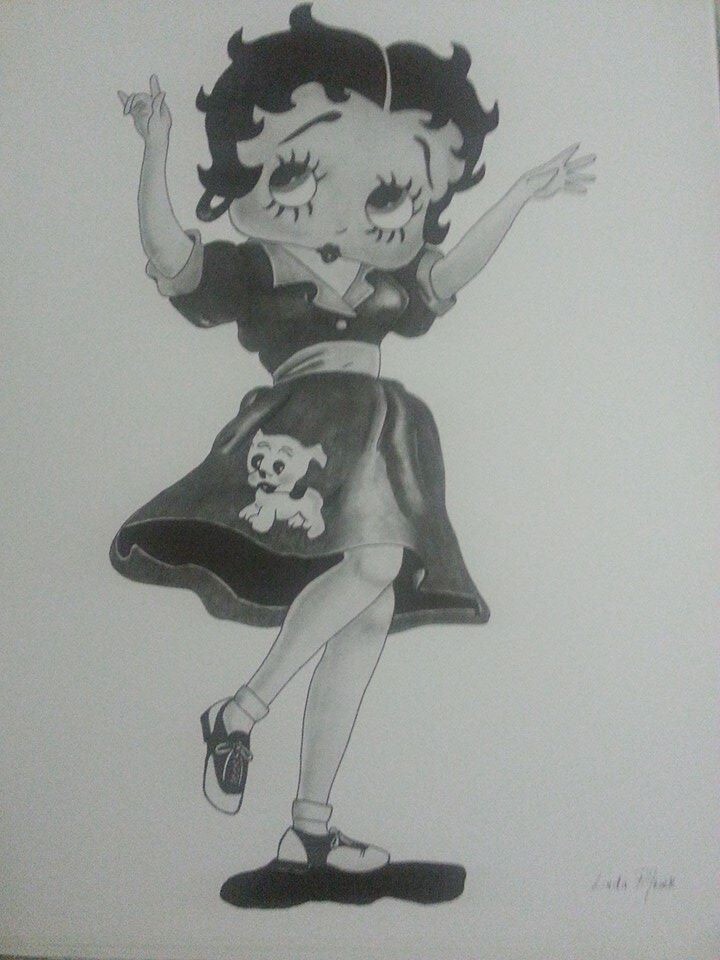 Betty Boop lithograph Print set of four (4) different | eBay