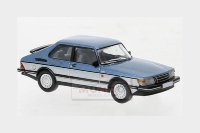 1:87 PREMIUM CLASSIXXS Saab 900 Turbo 1986 Light Blue Silver PCX870651 ...