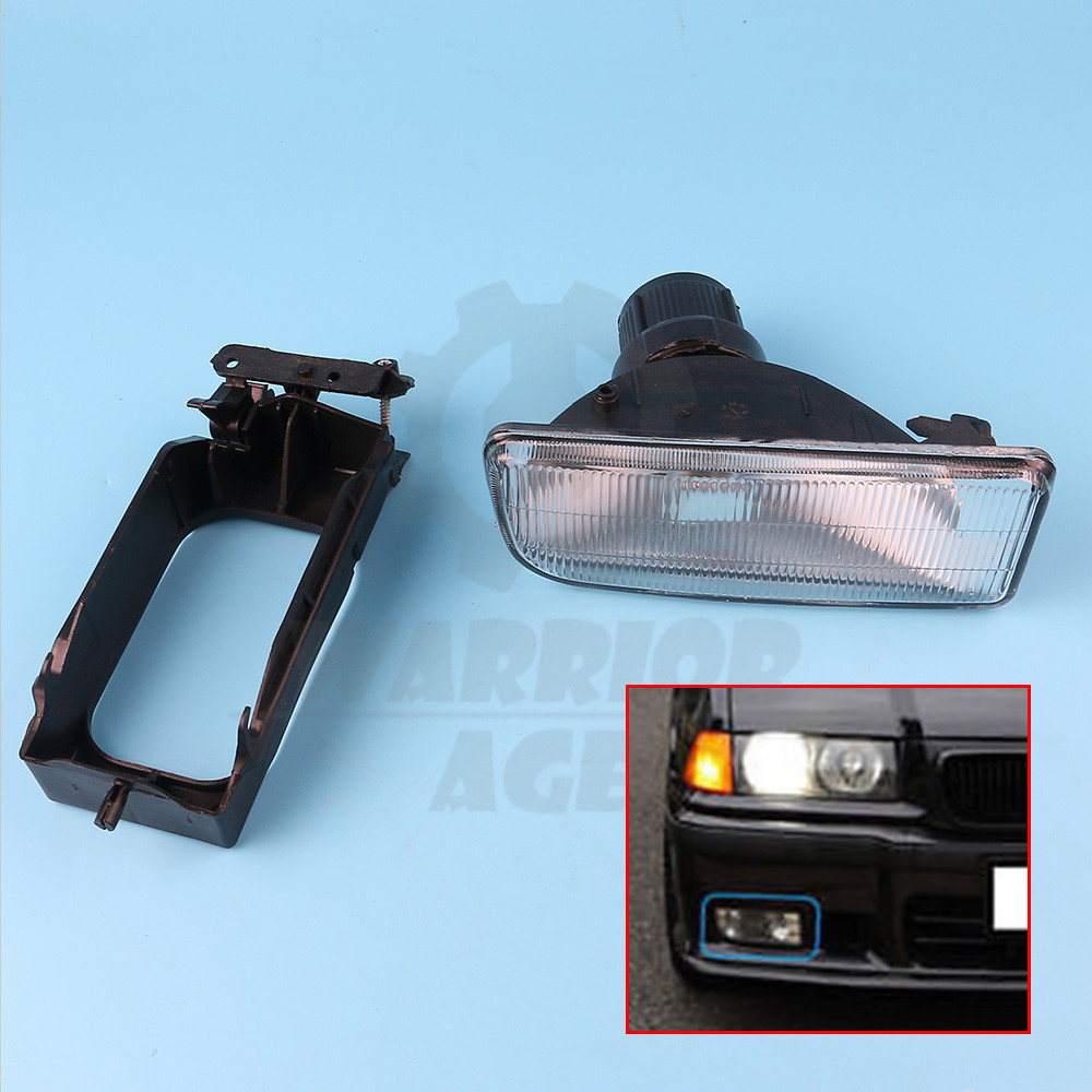 Right Bumper Driving Fog Lights Lens Housing For BMW E36 92-98 M3 318 ...