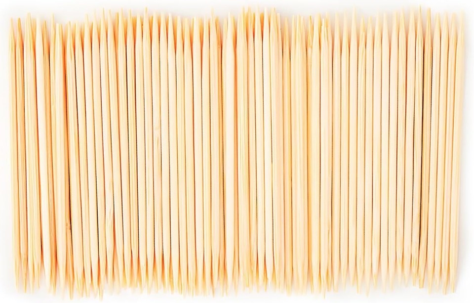 6000 Count Bamboo Toothpicks for Cleaning Appetizers Barbecue Fruit Use ...