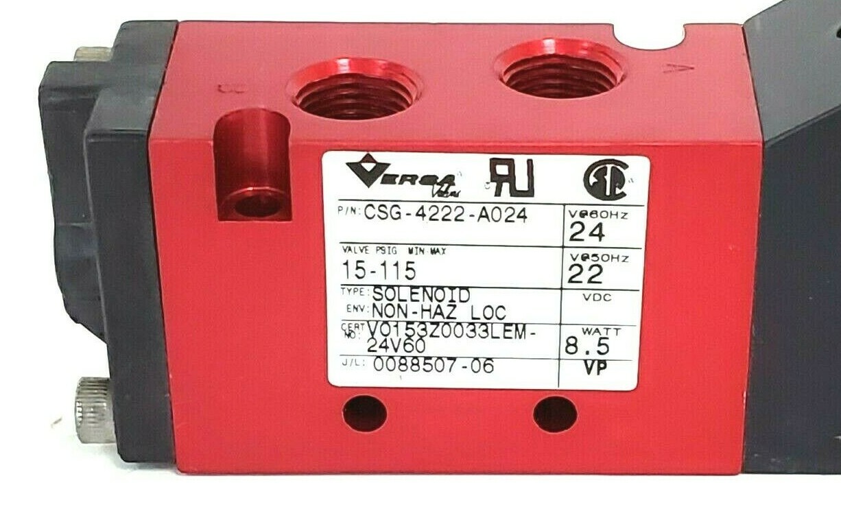 Versa+CSG-4222-A024+Pneumatic+Valve+W%2FFittings+1%2F4+NPT+8.5+Watts ...