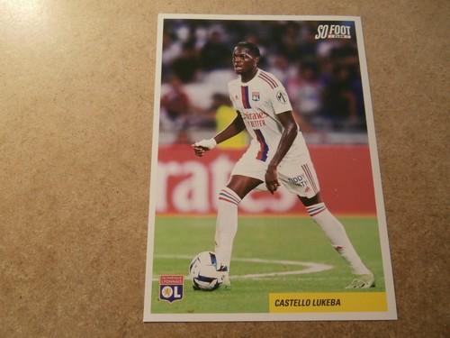 CASTELLO LUKEBA (LYON), RARE FOOTBALL ROOKIE CARD SO FOOT (JT29) | eBay