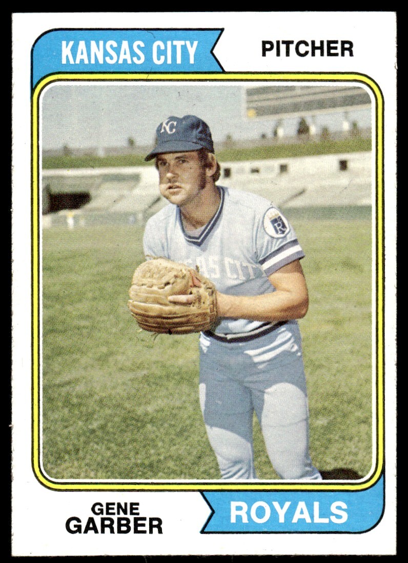 1974 Topps Baseball Gene Garber Rookie Kansas City Royals #431 EXMT+ | eBay