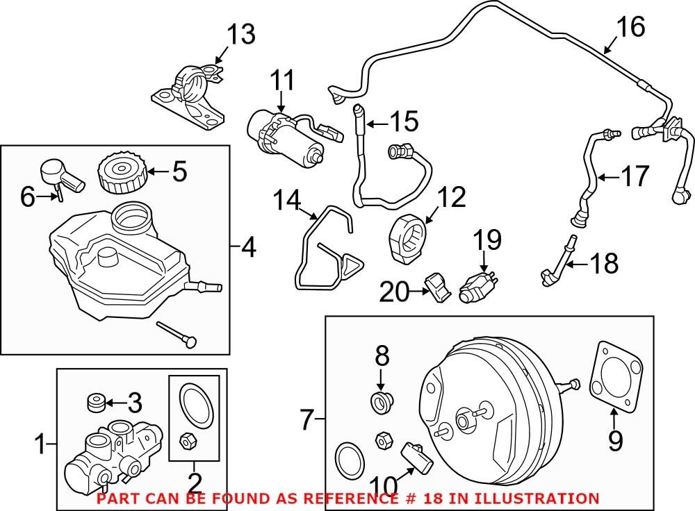 BMW+1+F20+Vacuum+Line+Non-return+Valve+11667620923+7620923+OEM for sale ...