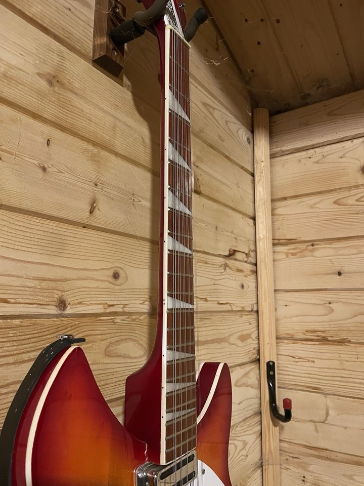 Rickenbacker *COPY* 360 12 model with a MODDED authentic Rickenbacker ...