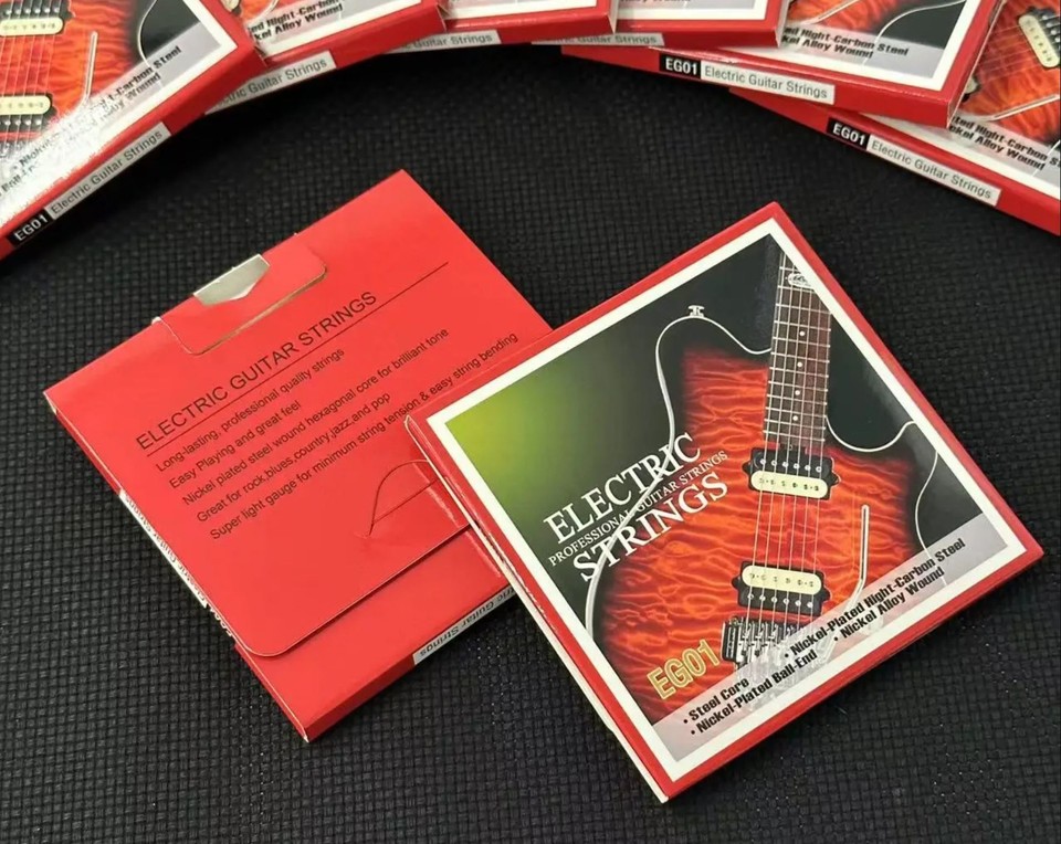 Electric Guitar Strings Set 09-42 Nickel-Plated 2 Sets 2 Free Picks | eBay