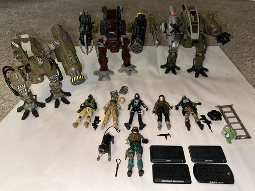 GI Joe Pursuit of Cobra: Steel Marauder Mobile Mech Suits & Figures Lot ...