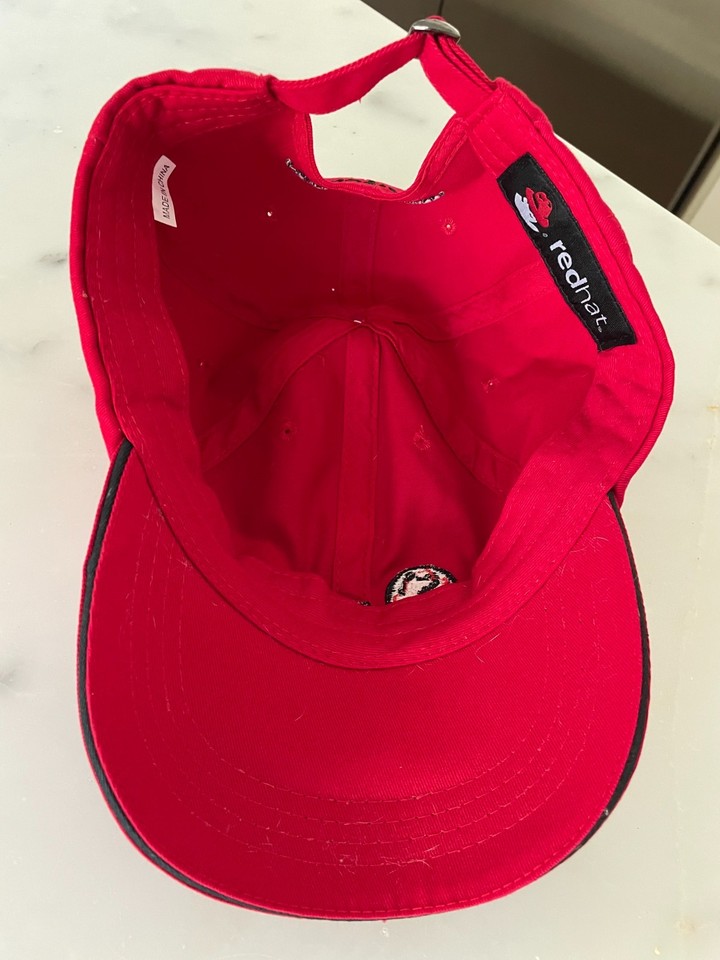 RedHat Linux Operating System Embroidered Strapback Hat Y2K | eBay