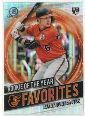 Ryan Mountcastle 2021 Bowman Chrome Rookie Of The Year Favorites Insert