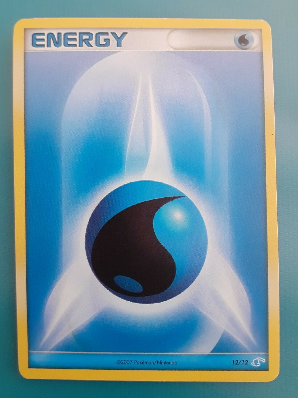Pokemon Card - Water Energy - Slightly Used Condition 2007 Nintendo ...