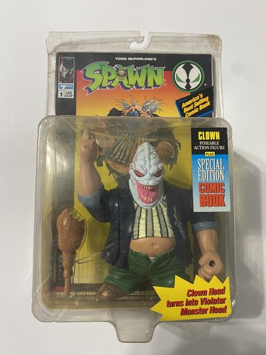 Vintage New 1994 Todd McFarlane's Spawn Clown Action Figure Special ...