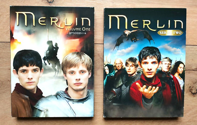 Merlin Series 1 & 2 DVD BBC TV Series 12 Episodes Box Sets Magic ...