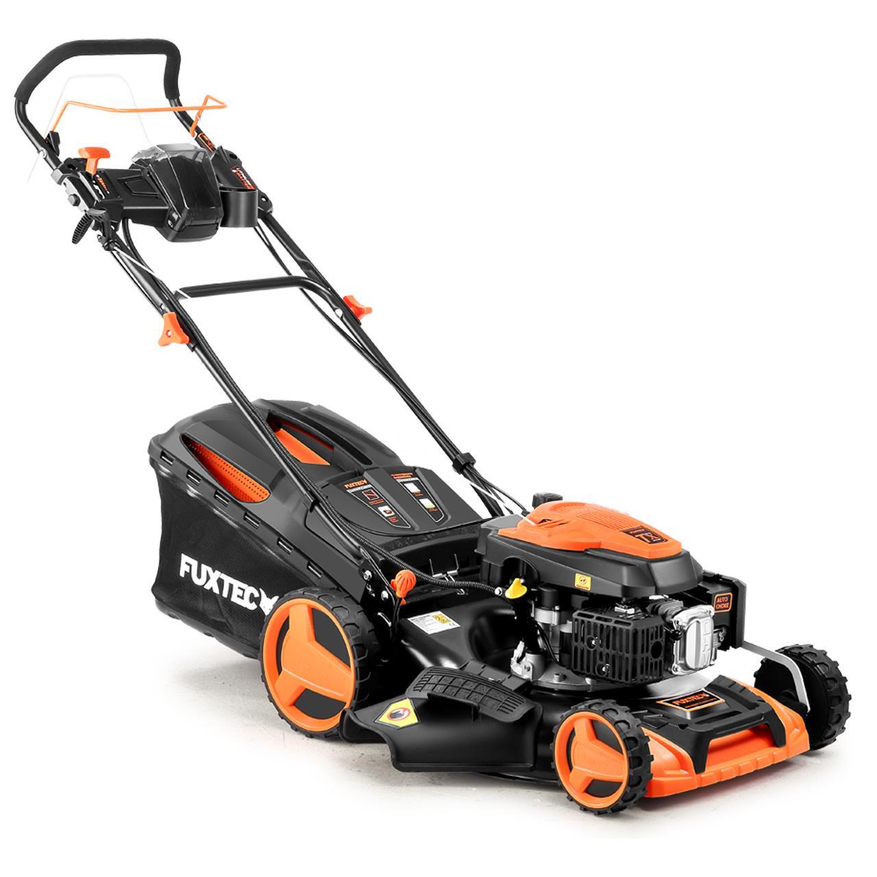 FUXTEC Benzin Rasenmäher RM5196eS-PRO 196ccm Selbstantrieb Motormäher ...