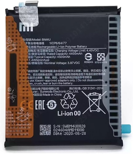 FREE EXPRESS Genuine XIAOMI Redmi K30 Ultra K30 Supreme BM4U Battery ...