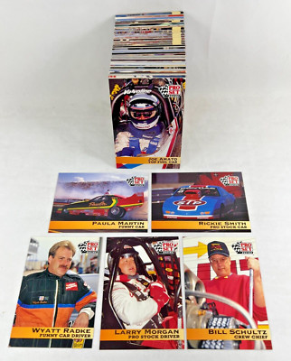 PRO SET NHRA 1992 WINSTON DRAG RACING Complete Trading Card Set (200 ...