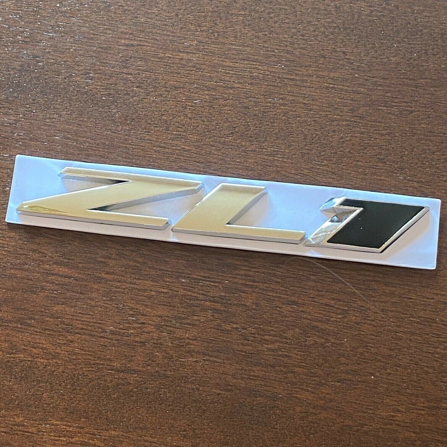 ZL1 Emblem 3D Metal Alloy Car Badge Decal Nameplate Chrome/Black - 1Pcs ...