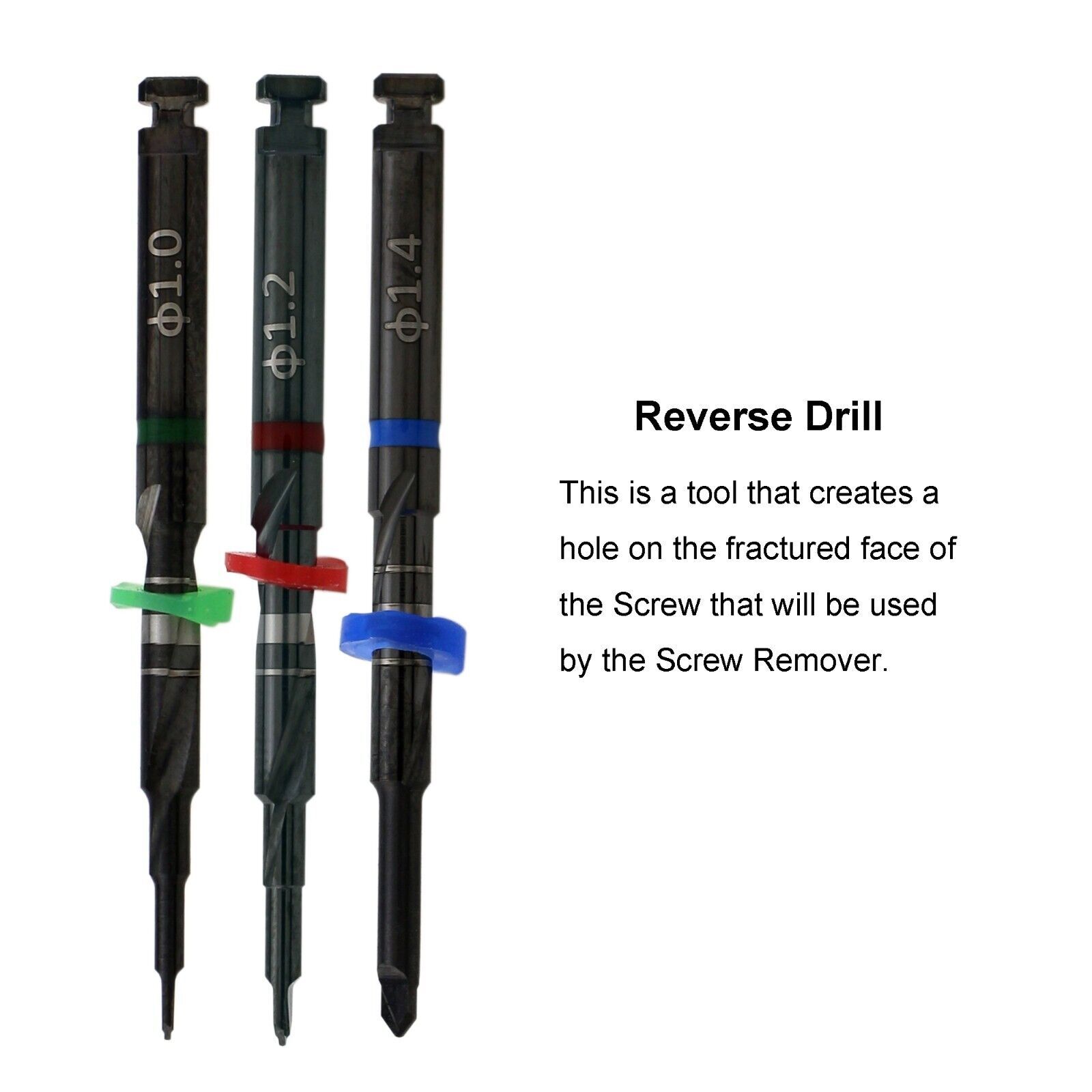 US Dental Implant Screw Remover Rescue Tool Broken Screw Removal Kit ...