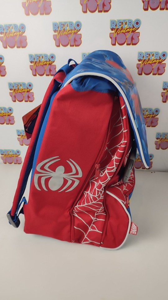 Spiderman Spider-Man Spider-Sense Marvel Blue School Backpack Rigid ...