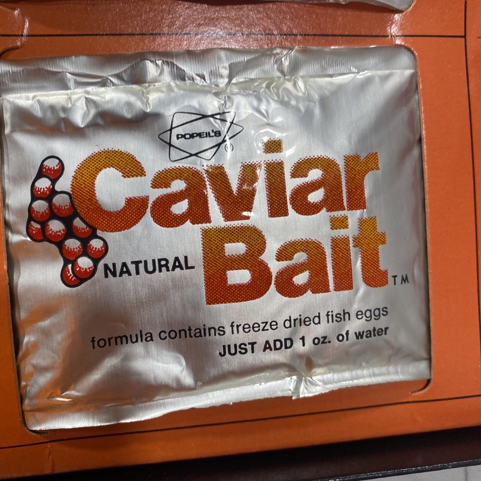Vintage & Rare POPEIL'S Caviar Natural Bait Kit Original Box 1975 Unused | eBay