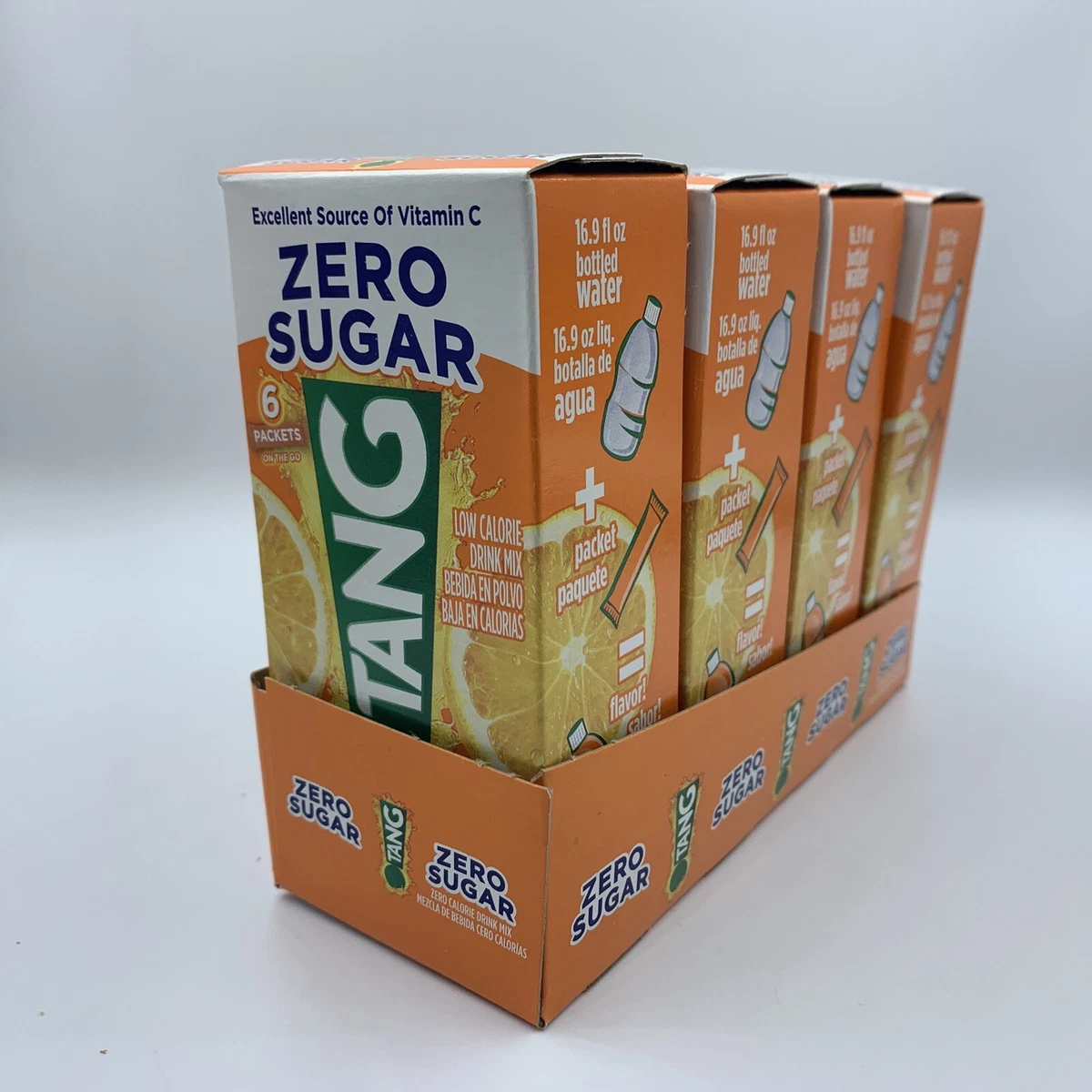Tang Zero Sugar On-the-Go Drink Mix Packets By Tang, 56% OFF