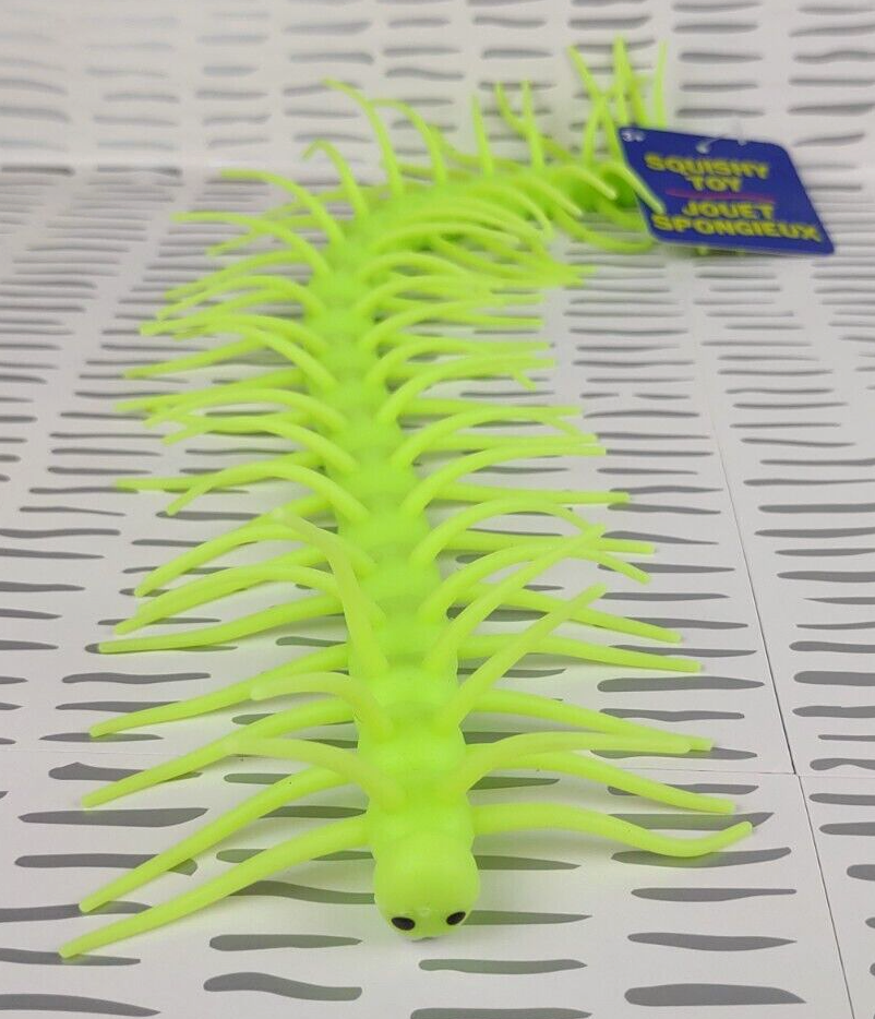 Squishy Simulation Centipede Stretchy Stress Relief Toy Centipede Green ...