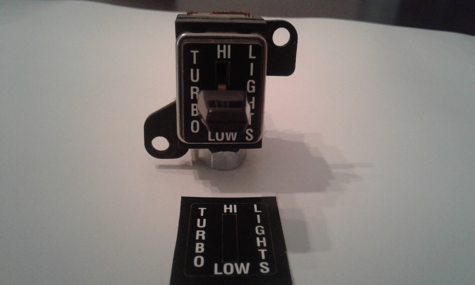 1980 Trans Am Firebird Turbo Lights Switch Decal Sticker Restoration ...