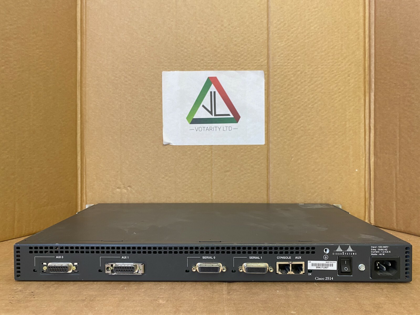 Cisco 2500 Series Cisco 2514 Ethernet Router with Bracket & 2x AUI (Inc ...