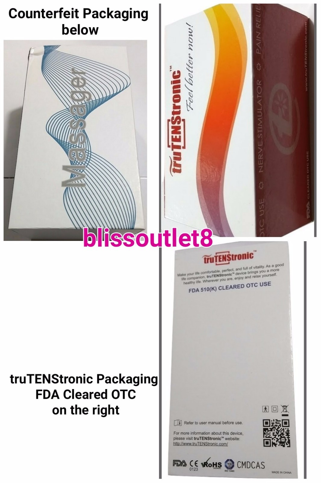 TENS EMS Machine PMS Electric Pulse Massager Physical Therapy 36 modes ...