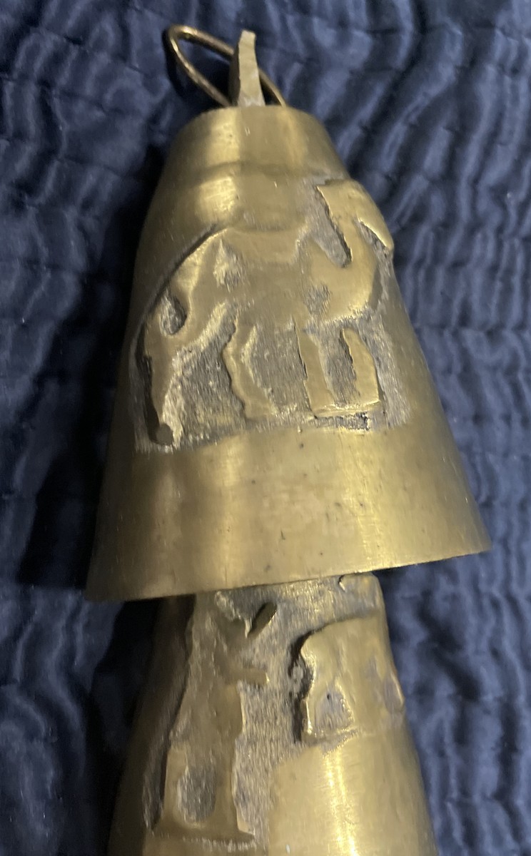 Antique Brass Camel Bells