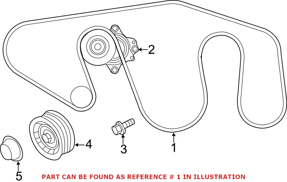 Nissan Rogue Serpentine Belt 11720-3TA0A Genuine Nissan, 46% OFF