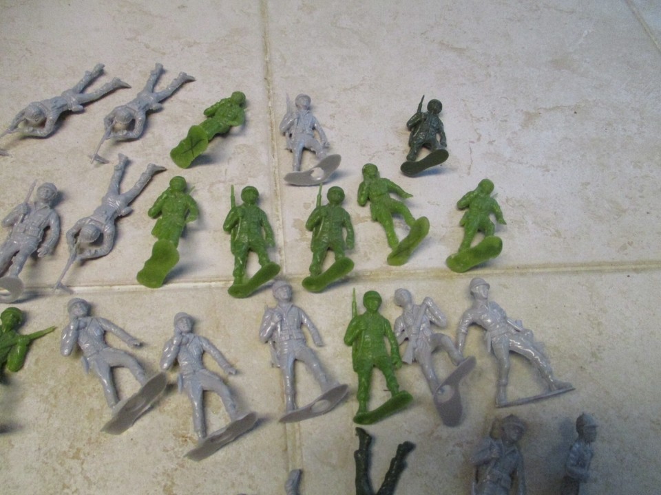 VTG Lot MPC 54mm US Green MPC Army Men Figures 1/32 Soldiers F44 | eBay
