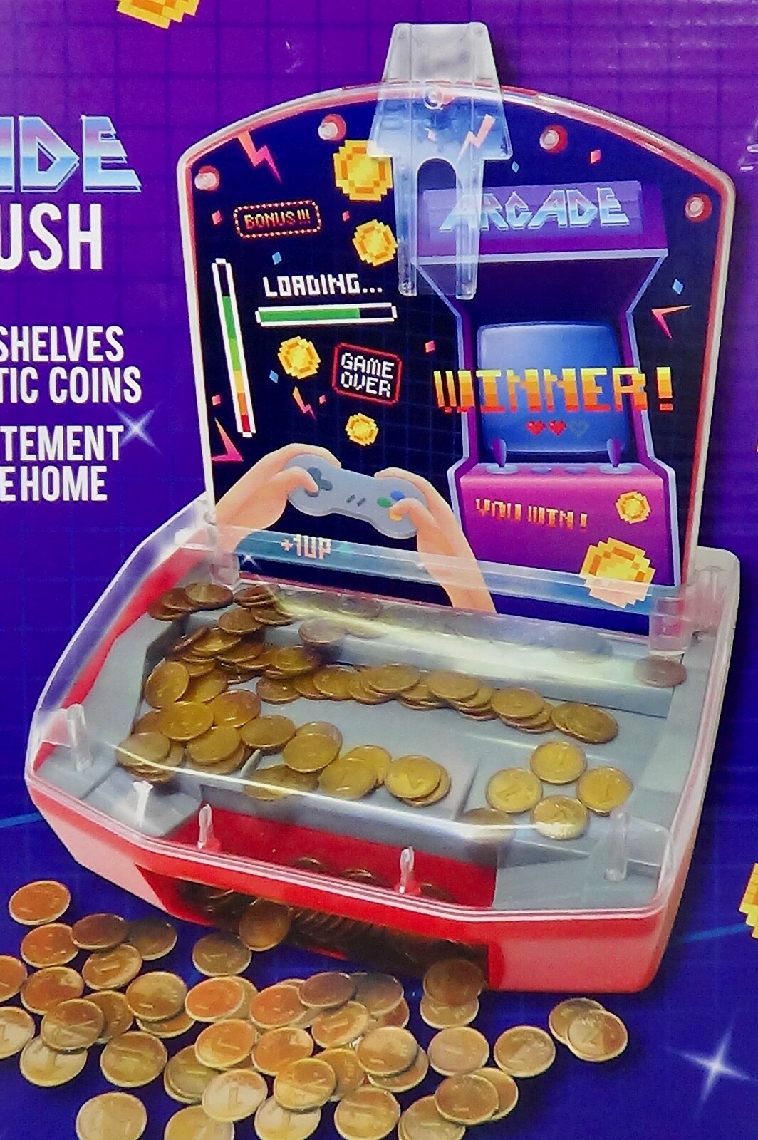 ARCADE COIN PUSH MACHINE. children/Kids Arcade Toy Game Gift | eBay UK