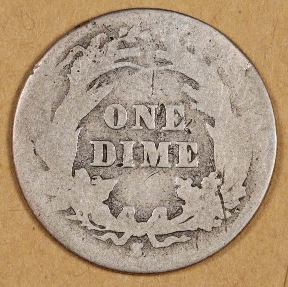 1892-s Barber Dime. Error. CUD above "2" in "1892". Good. 189424 | eBay