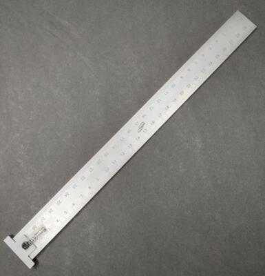iGaging metric hook rule ruler 200mm machinist wood working 0.5mm 1mm ...