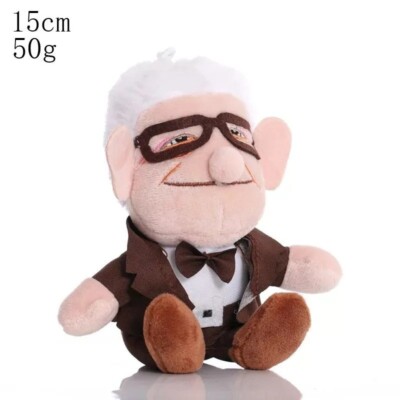 UP Movie Carl & Ellie Plush Toy 15cm - Carl Fredricksen & Wife Ally ...