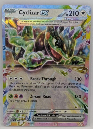 Pokémon TCG - Cyclizar ex - 159/191 - Double Rare - Surging Sparks ...