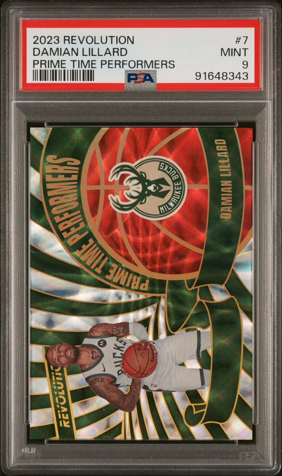 2023 Revolution Damian Lillard #7 Prime Time Performers Case Hit SSP ...