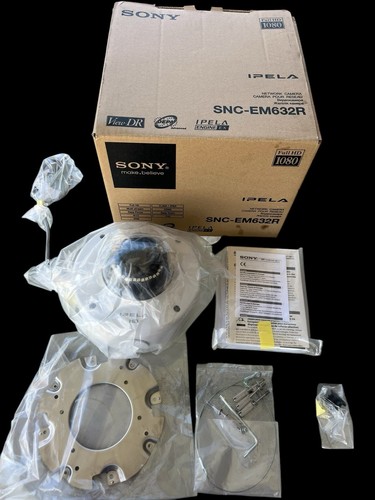 Sony SNC-EM632R IPELA 1080P 3-9Mm Lens 3x-Optical Zoom Outdoor IP Dome ...