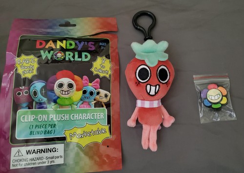 Limited Dandy's World Plush Keychain Sprout Blindbag and Dandy Pin | eBay