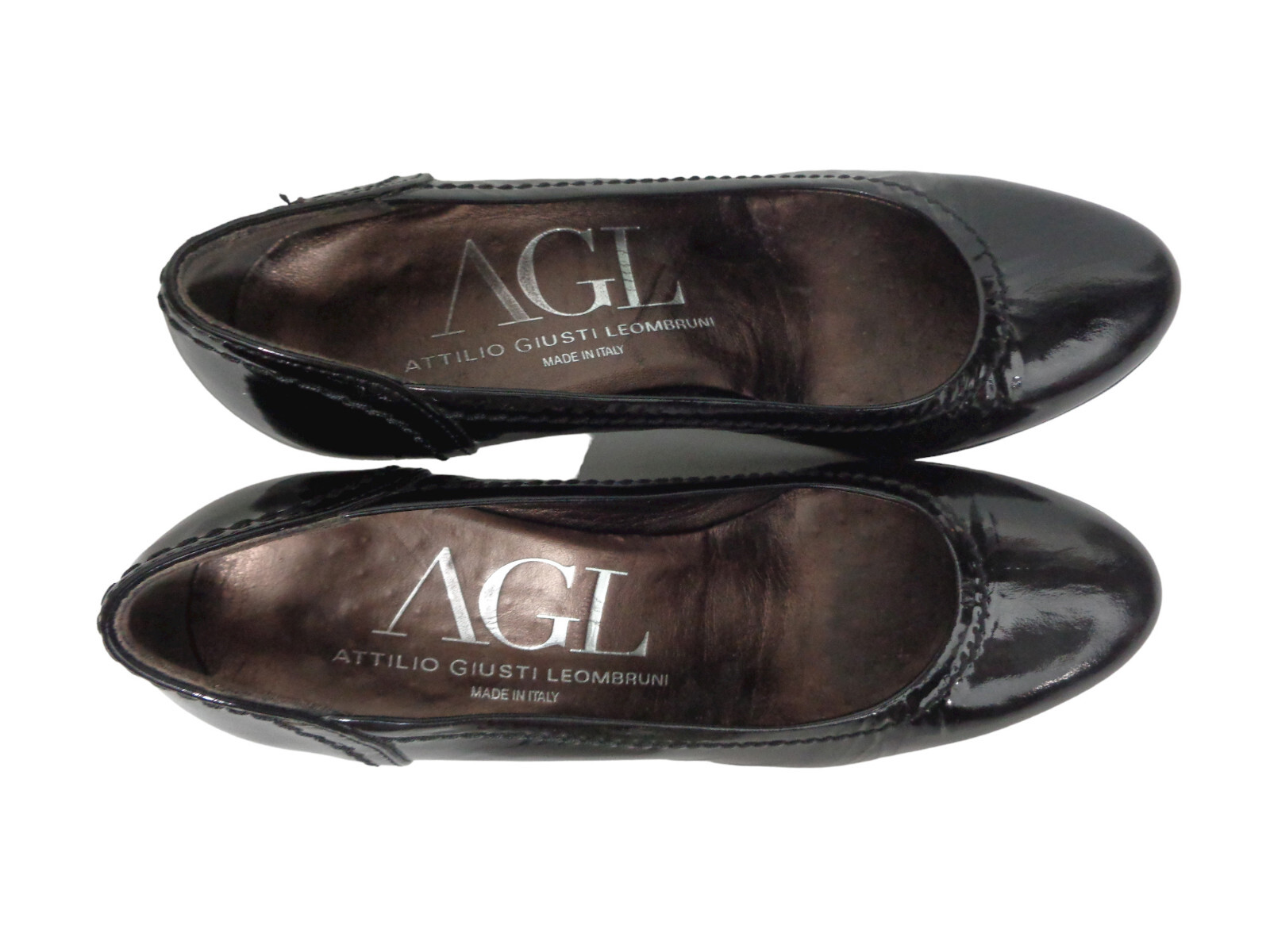 AGL Attilio Giusti Leombruni Black Patent Leather Pumps Shoes WMNs EUR ...