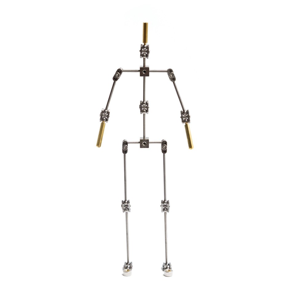 DIY Stainless Steel Human ARMATURE KIT for Studio Stop-Motion Animation ...