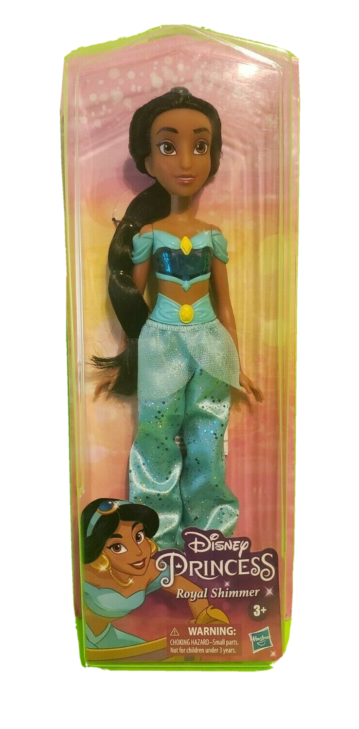 Disney Princess Royal Shimmer Jasmine Doll, Fashion Doll with Skirt NEW ...