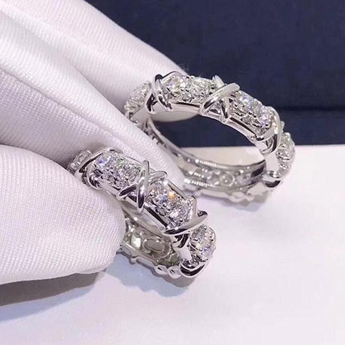 Shaping Rings Gifts Magnetic Zircon Shaping Cross Full Moissanite ...