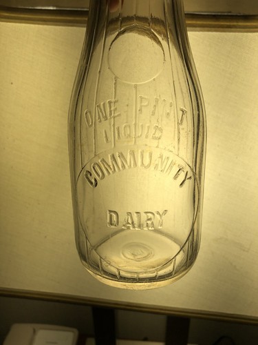 Community Dairy, O’Keefe, Milk Bottle, New Freedom, Pennsylvania. York ...