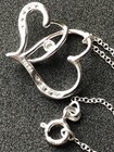 Avon Sterling Silver 925 RJ SIGNED Hearts Intertwined Necklace Pendant ...